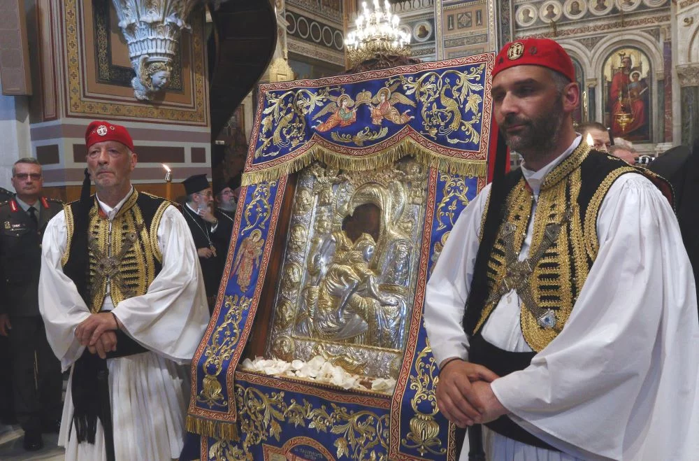 Έως την Τετάρτη 17 Μαΐου η εικόνα της Παναγίας «Άξιον Εστι» στη ...
